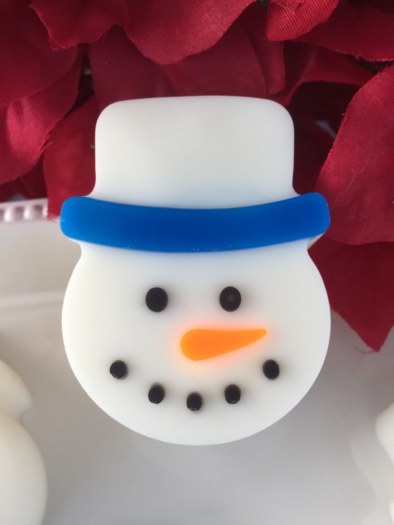 Snowman Soap - Christmas Soap - Winter Soap - Snowman Soap Favors ...