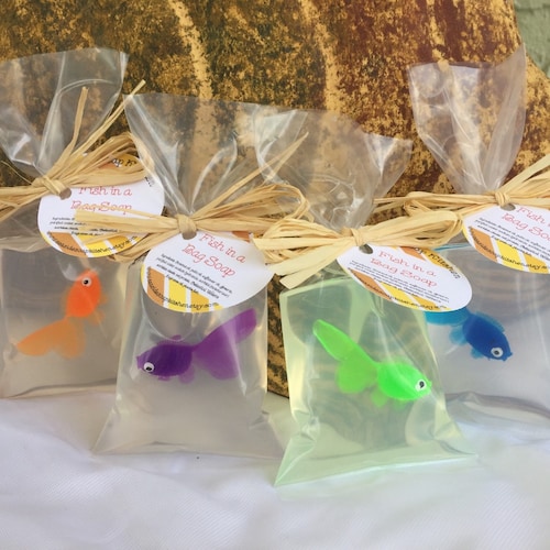 Fish in a Bag Soap Fish Soap Custom Scent Fish Soap - Etsy