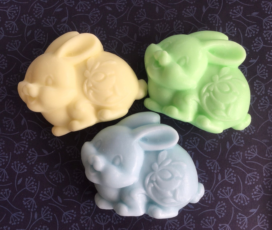 Bunny Soap - Easter Soap - Bunny Favor - Glycerin Soap - Easter Basket ...