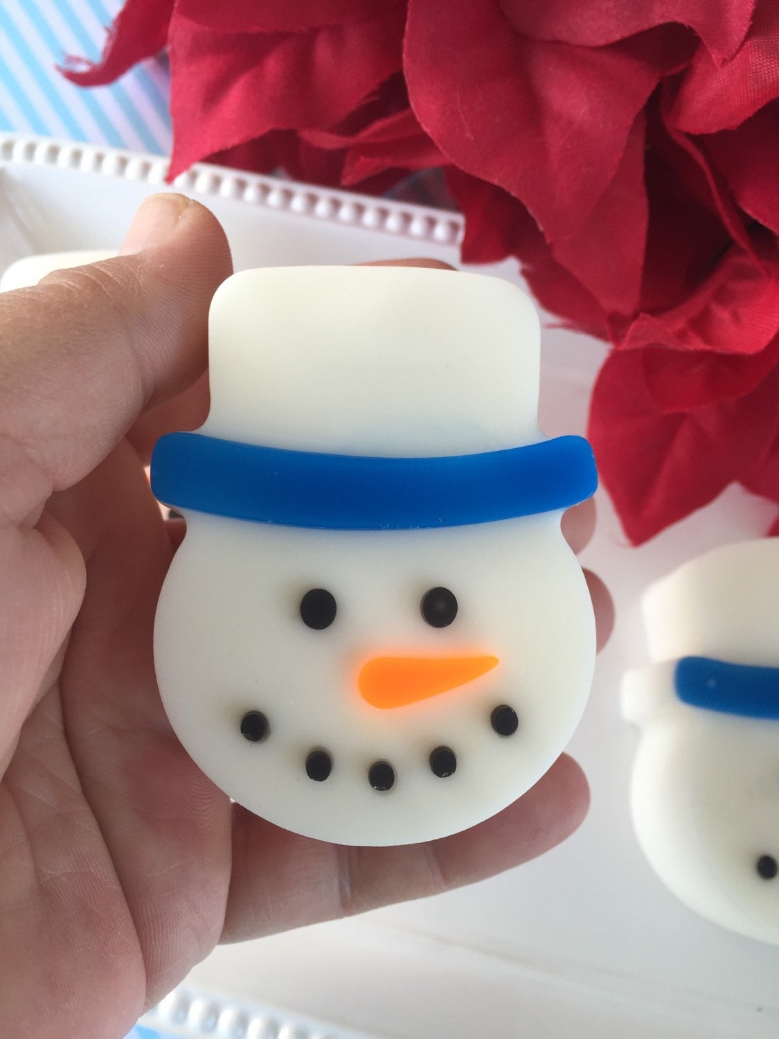 Snowman Soap - Christmas Soap - Winter Soap - Snowman Soap Favors ...