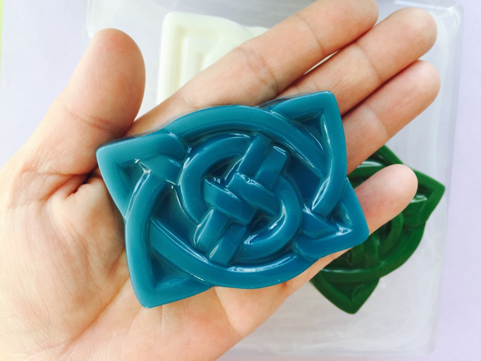 Celtic Knot Soap - Set of 4 Guest Soaps - St Patricks Day Soap - Irish ...
