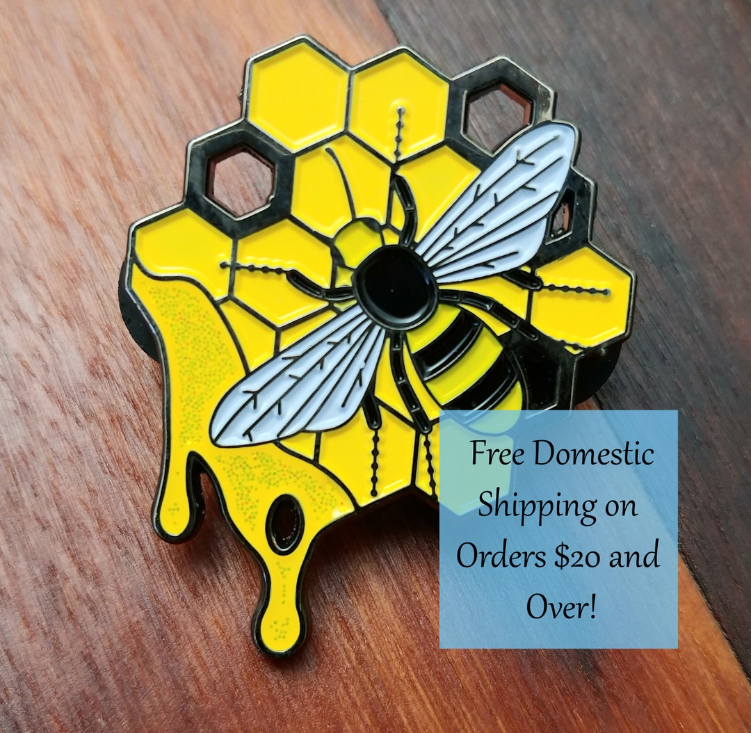 Honey Bee Pin - Etsy