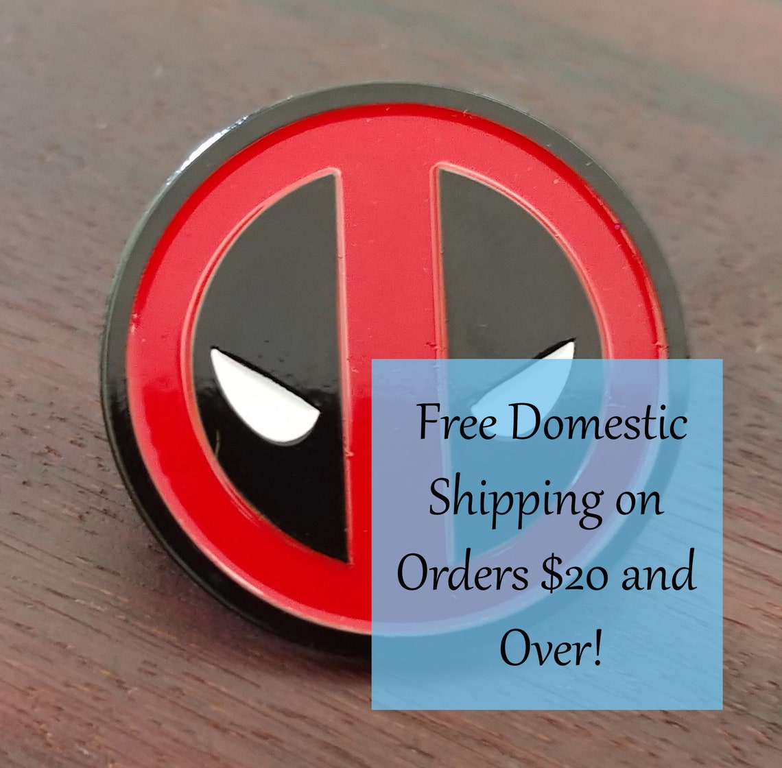 Deadpool Emblem Logo Lapel Pin Hat Pin - Etsy