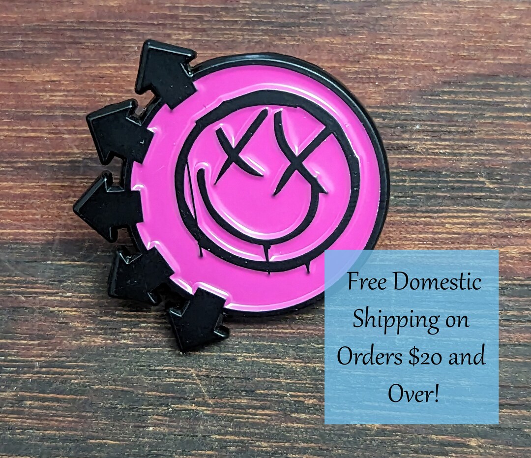 Blink-182 Pink Lapel Pin - Etsy