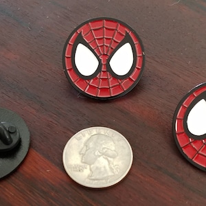 Spiderman Emblem Logo Lapel Pin Hat Pin - Etsy