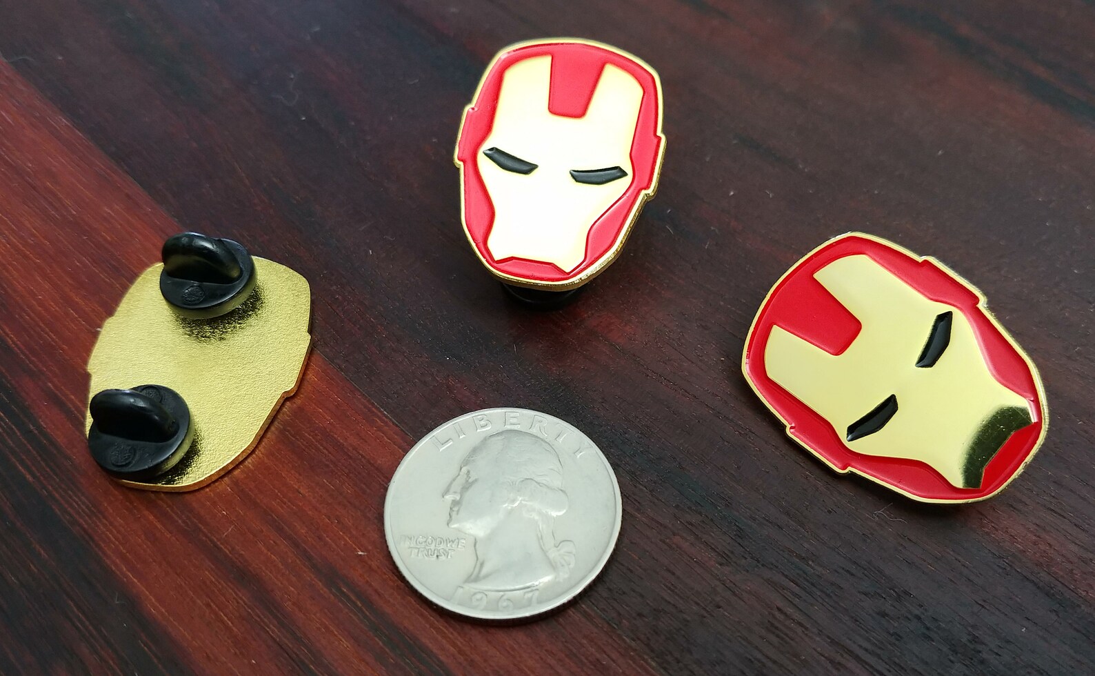 Iron Man Emblem Logo Lapel Pin Hat Pin - Etsy