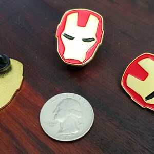Iron Man Emblem Logo Lapel Pin Hat Pin - Etsy