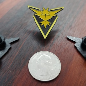 Pokemon Go Pin - Team Instinct - Lapel Pin Hat Pin Bag Pin - Etsy