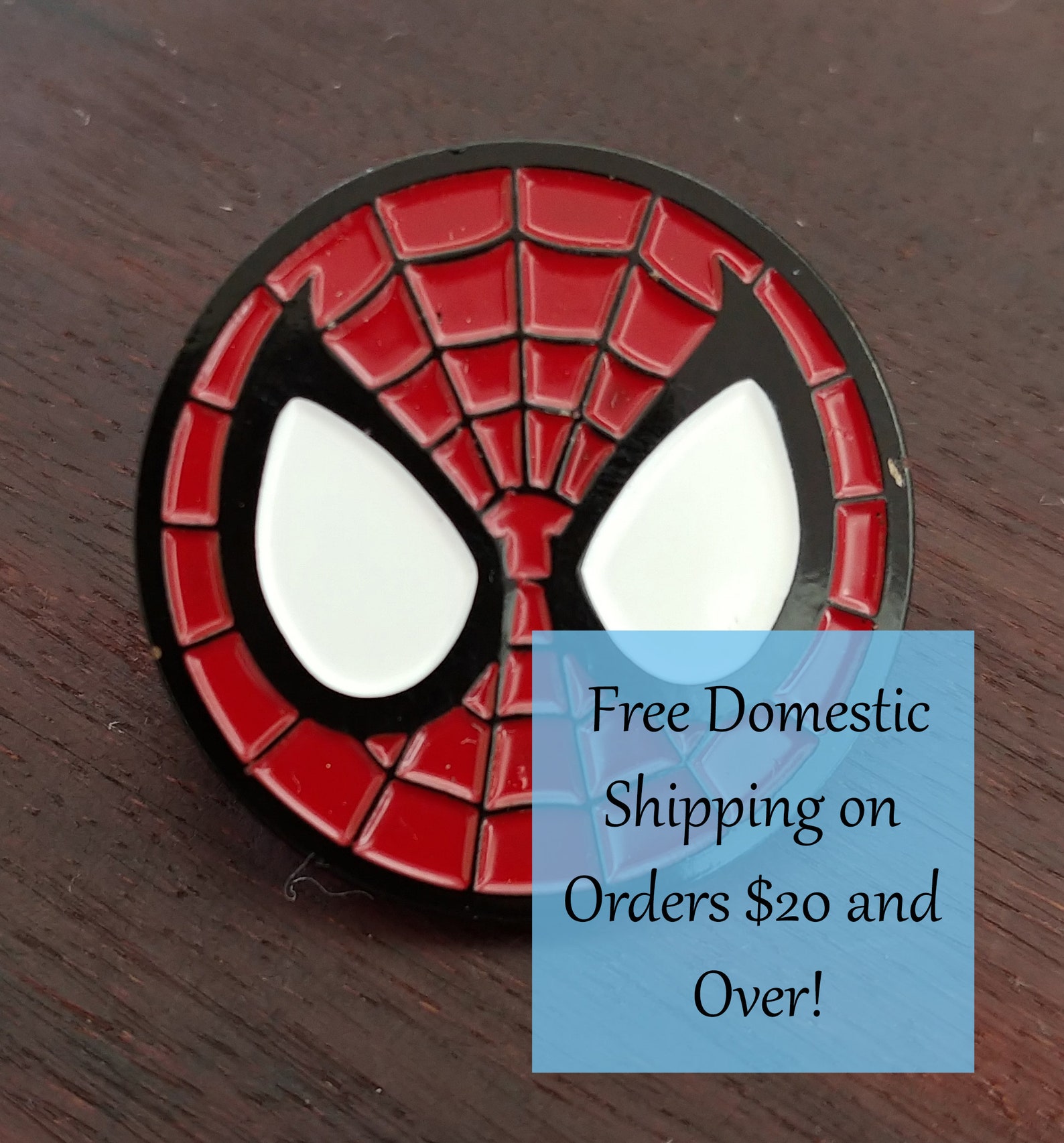 Spiderman Emblem Logo Lapel Pin Hat Pin - Etsy