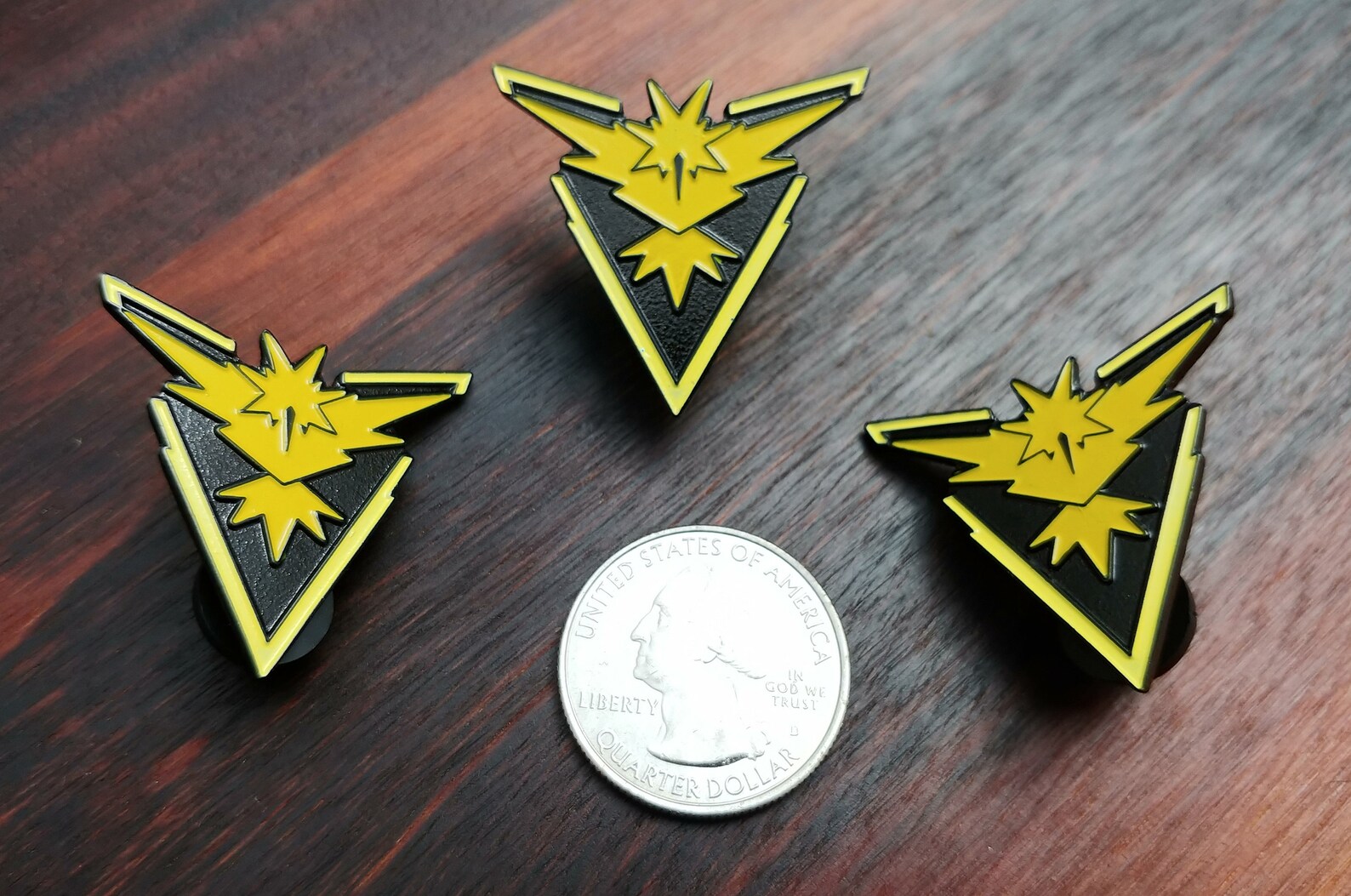 Pokemon Go Pin Team Instinct Lapel Pin Hat Pin Bag Pin - Etsy