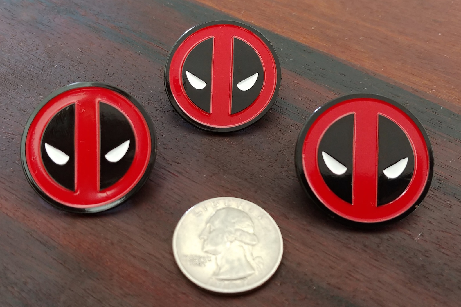 Deadpool Emblem Logo Lapel Pin Hat Pin - Etsy