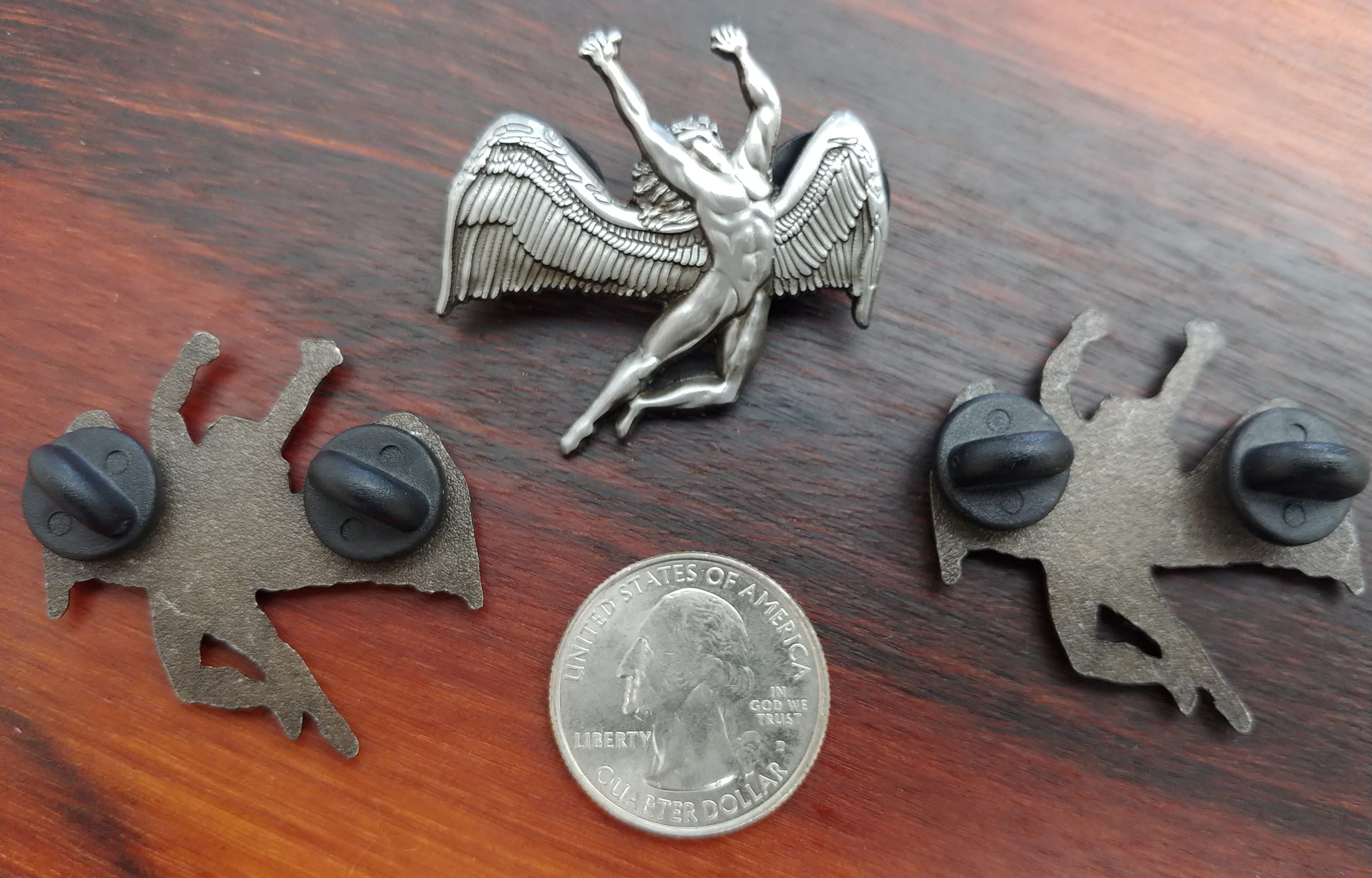 Led Zeppelin Swan Song Pin 3D Cast - Etsy