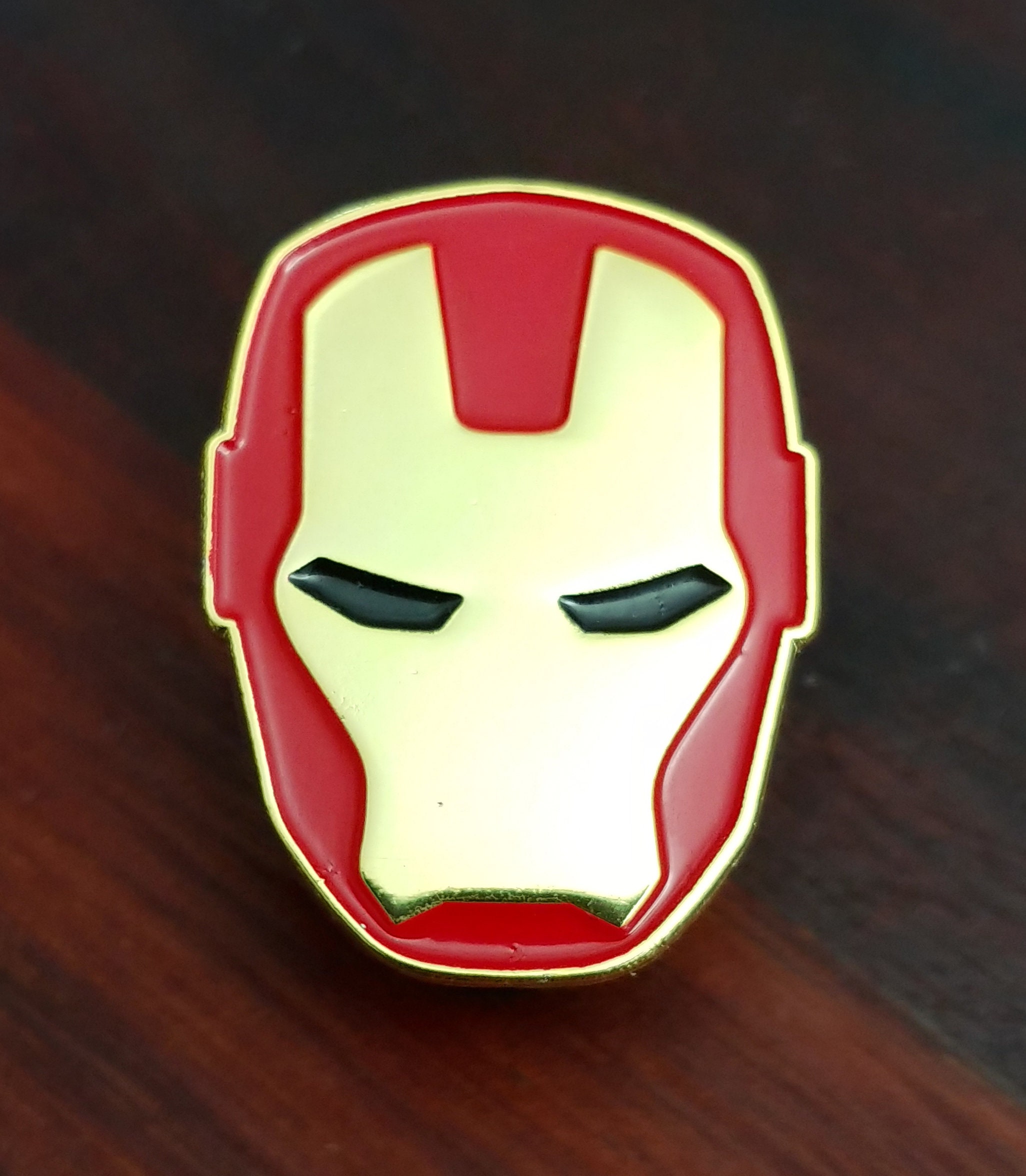Iron Man Emblem Logo Lapel Pin Sombrero Pin | Etsy