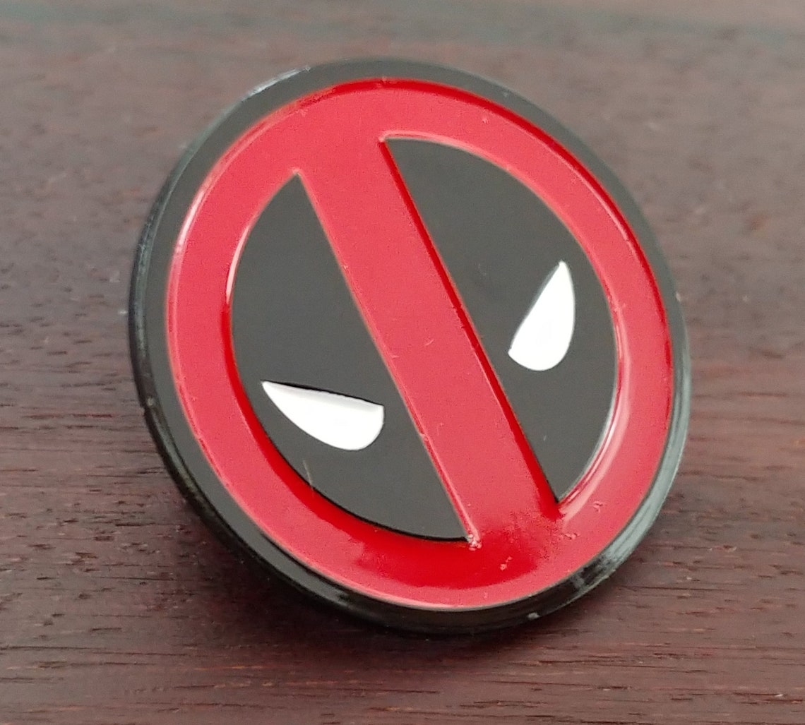 Deadpool Emblem Logo Lapel Pin Hat Pin - Etsy