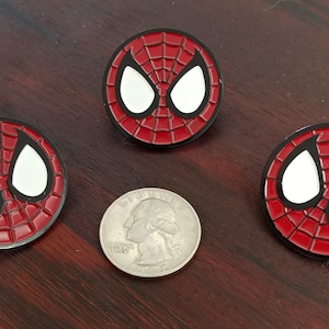 Spiderman Emblem Logo Lapel Pin Hat Pin - Etsy