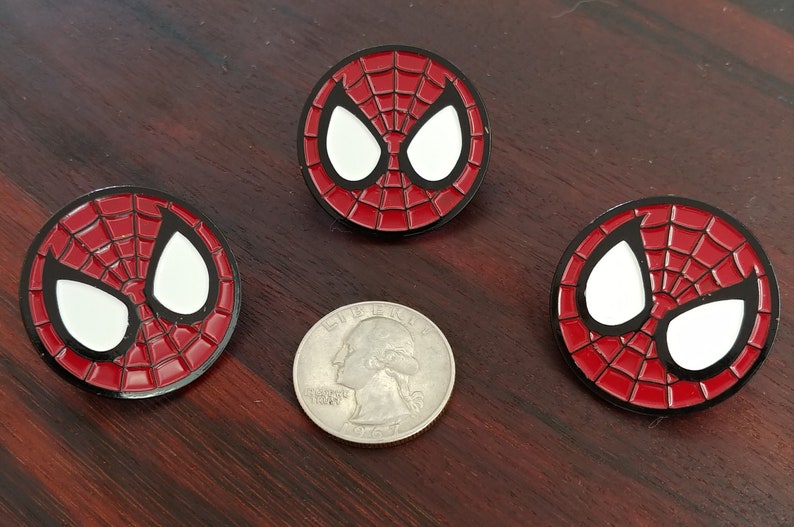 Spiderman Emblem Logo Lapel Pin Hat Pin - Etsy