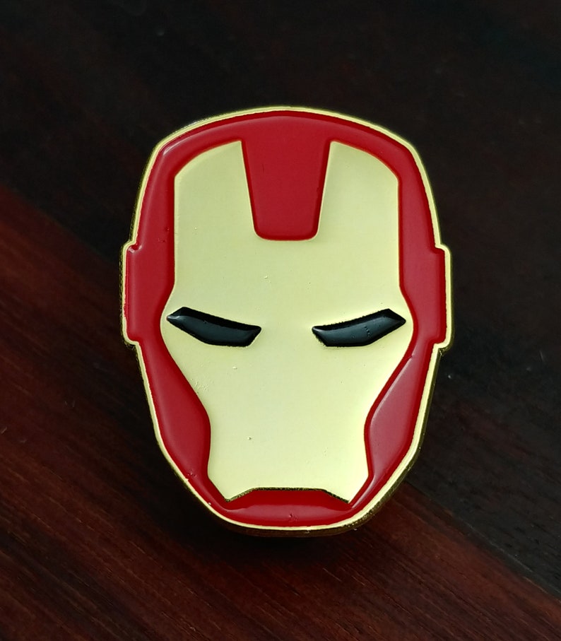 Iron Man Emblem Logo Lapel Pin Hat Pin - Etsy