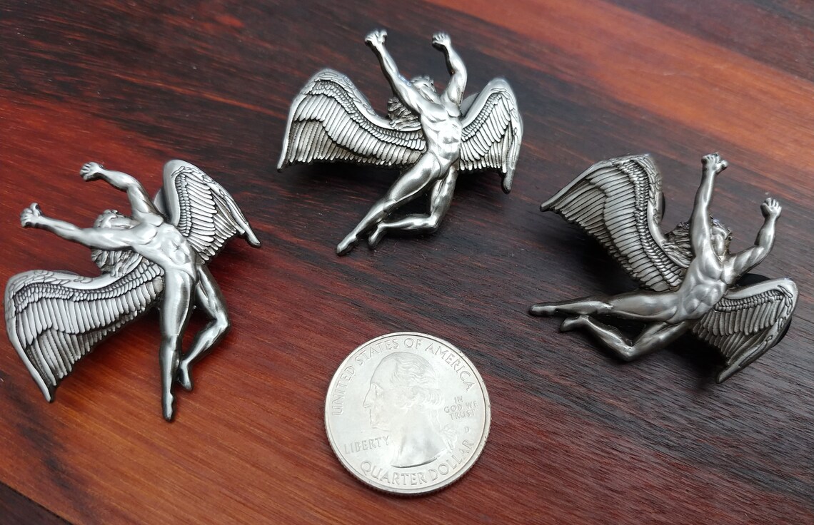 Led Zeppelin Swan Song Pin 3D Cast - Etsy