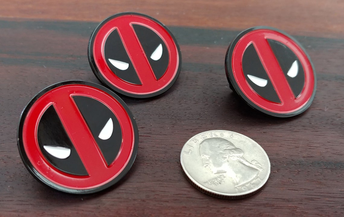 Deadpool Emblem Logo Lapel Pin Hat Pin - Etsy