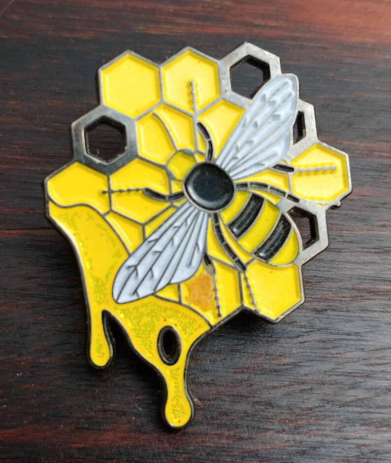 Honey Bee Pin | Etsy