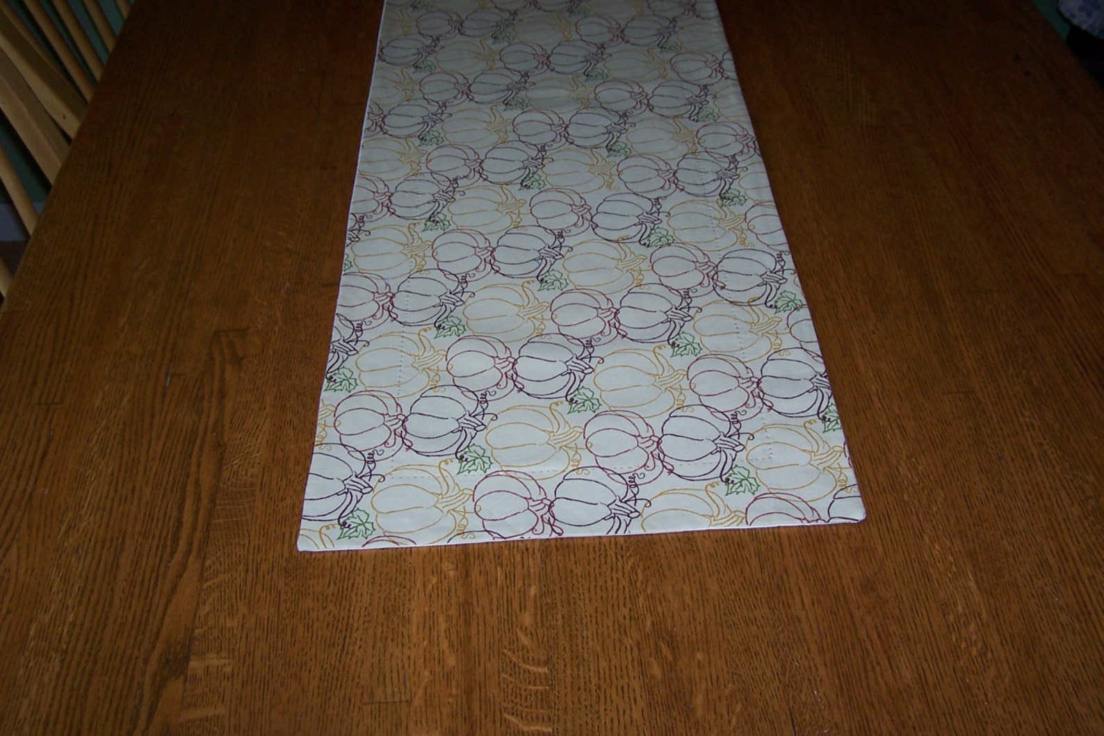 Pumpkin Table Runner, Autumn Decor, Thanksgiving Decor, Seasonal Decor ...