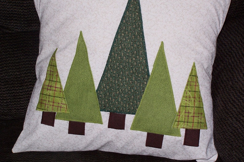 This Unique Pine Tree Pillow Cover Will Make a Wonderful Addition to ...