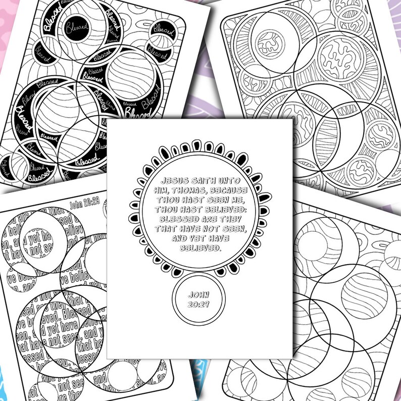 Blessed Word Coloring Pages Coloring Pages