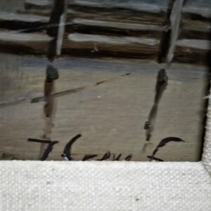 Antique Dutch Winter Landscape Oil Painting, Framed Original Artwork ...