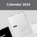 Wall Calendar 2024 Minimal Calendar 2024 Black-white Calendar A4 A3 - Etsy