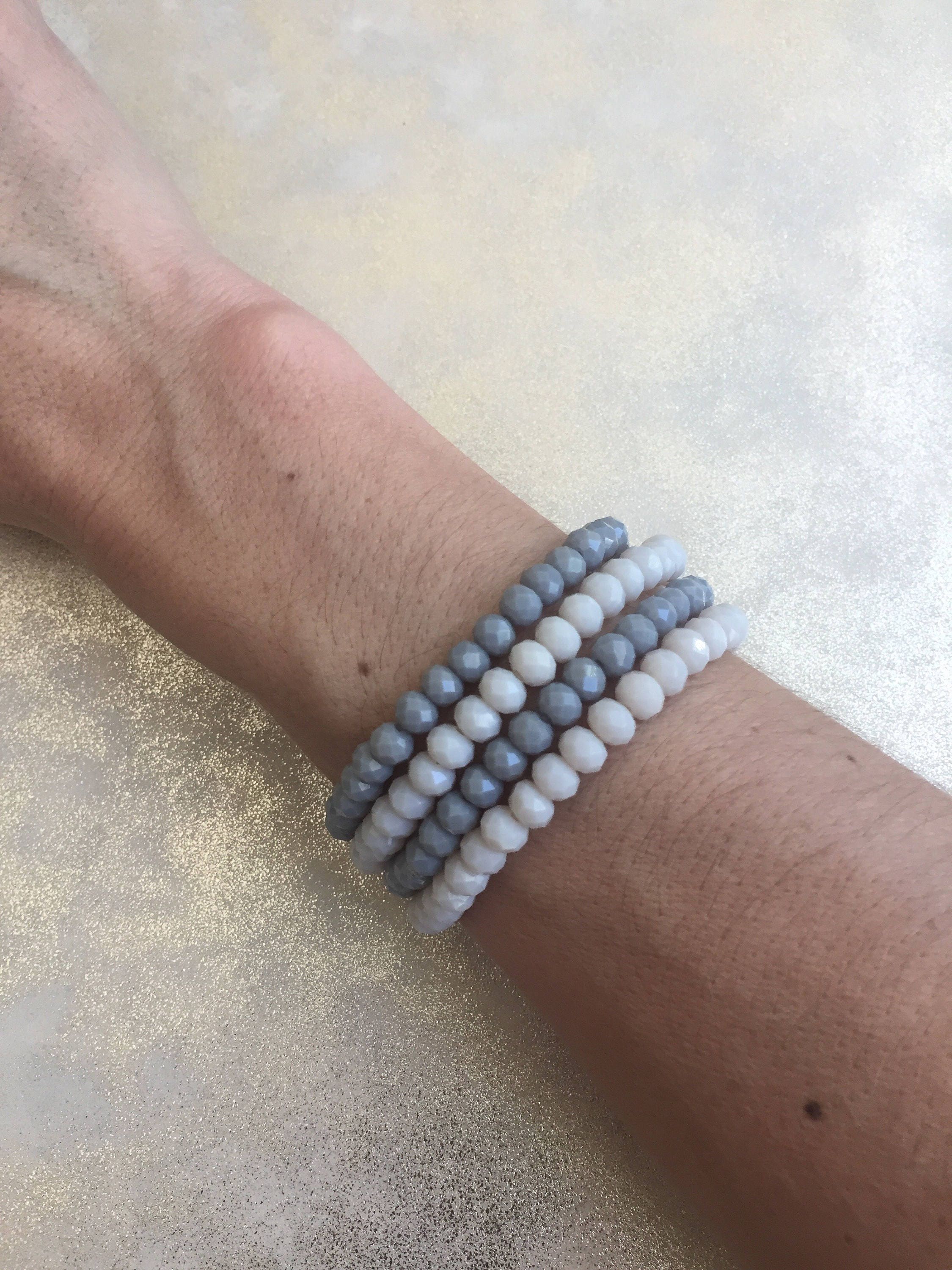 Crystal Stacking Bracelets - Etsy