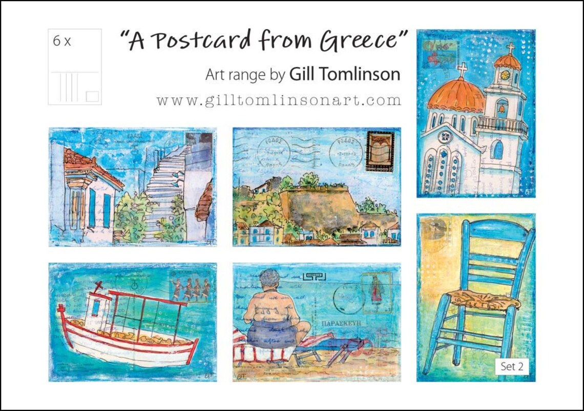 A Postcard From Greece, Greek Art, Paintings of Greece, Greek Paintings ...