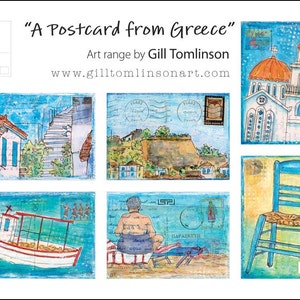A Postcard From Greece, Greek Art, Paintings of Greece, Greek Paintings ...