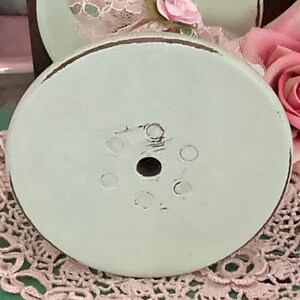 Large Vintage Spool, Sewing Spool, Painted, Decoupaged Spool, Spool ...