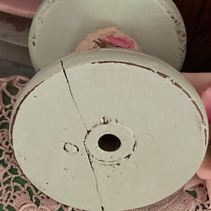 Shabby Romantic Vintage Spool, Sewing Room Decor, Shabby Spool ...