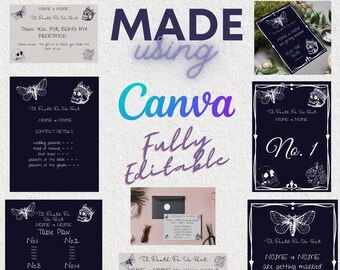 Death Canva Template - Etsy