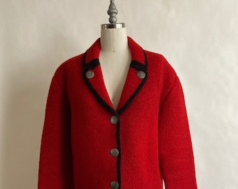 Red Piping Jacket - Etsy