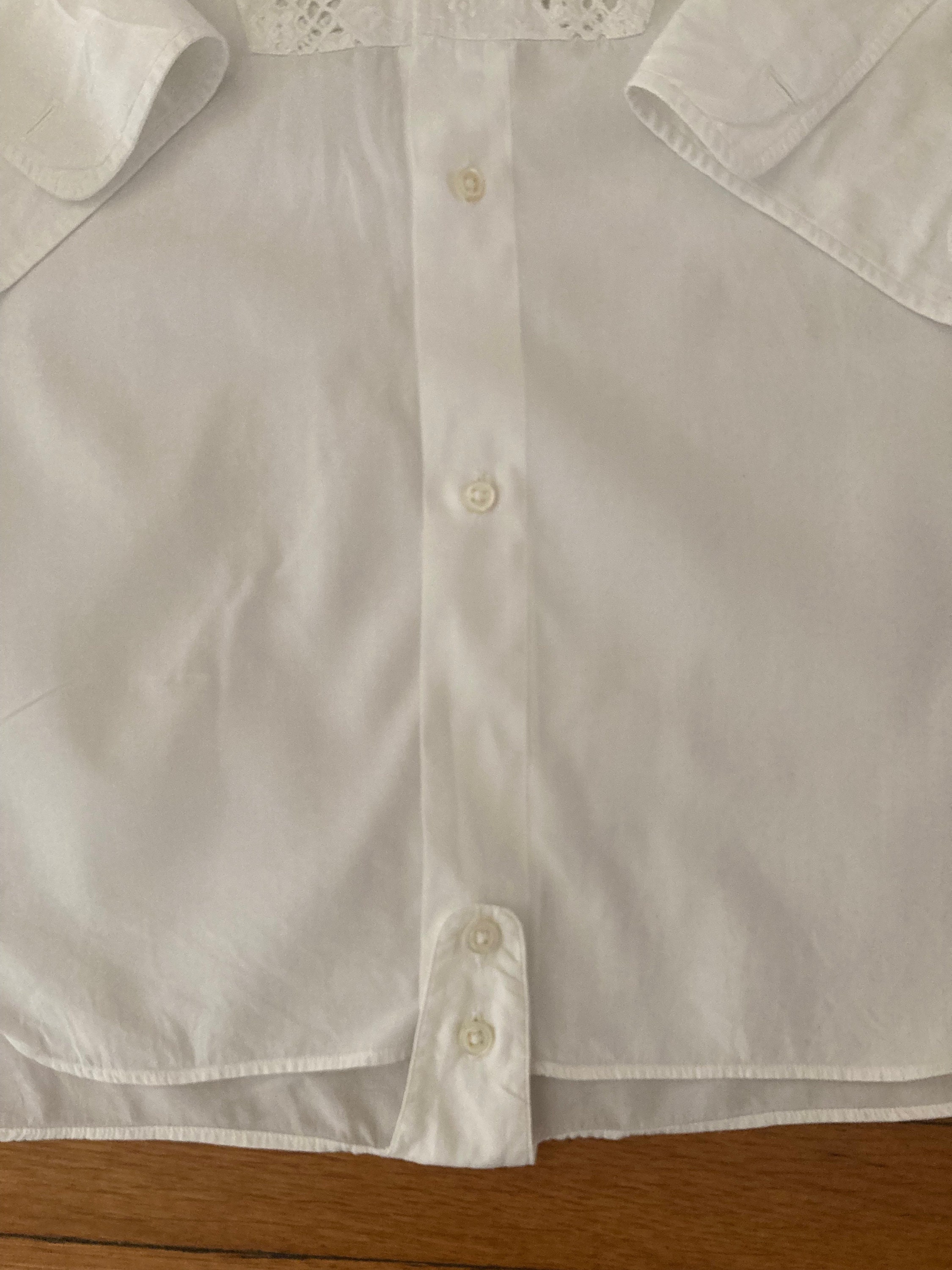 1940s Rogoff Bothers/cleveland Mens White Brocade/eyelet Cotton Tuxedo ...