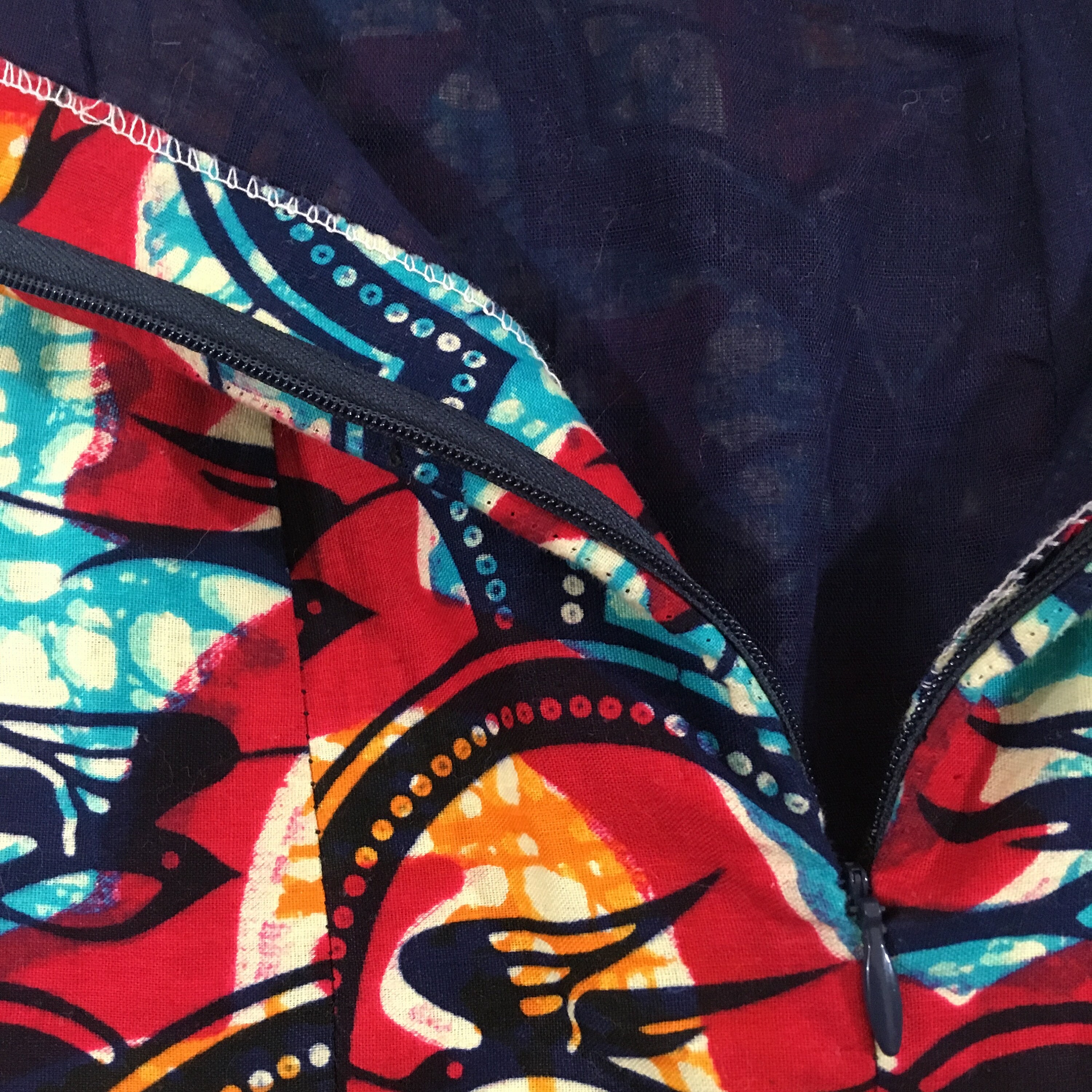 Vintage Batik Sundress/vintage Cotton Sundress With Hem Ruffle/ethnic ...