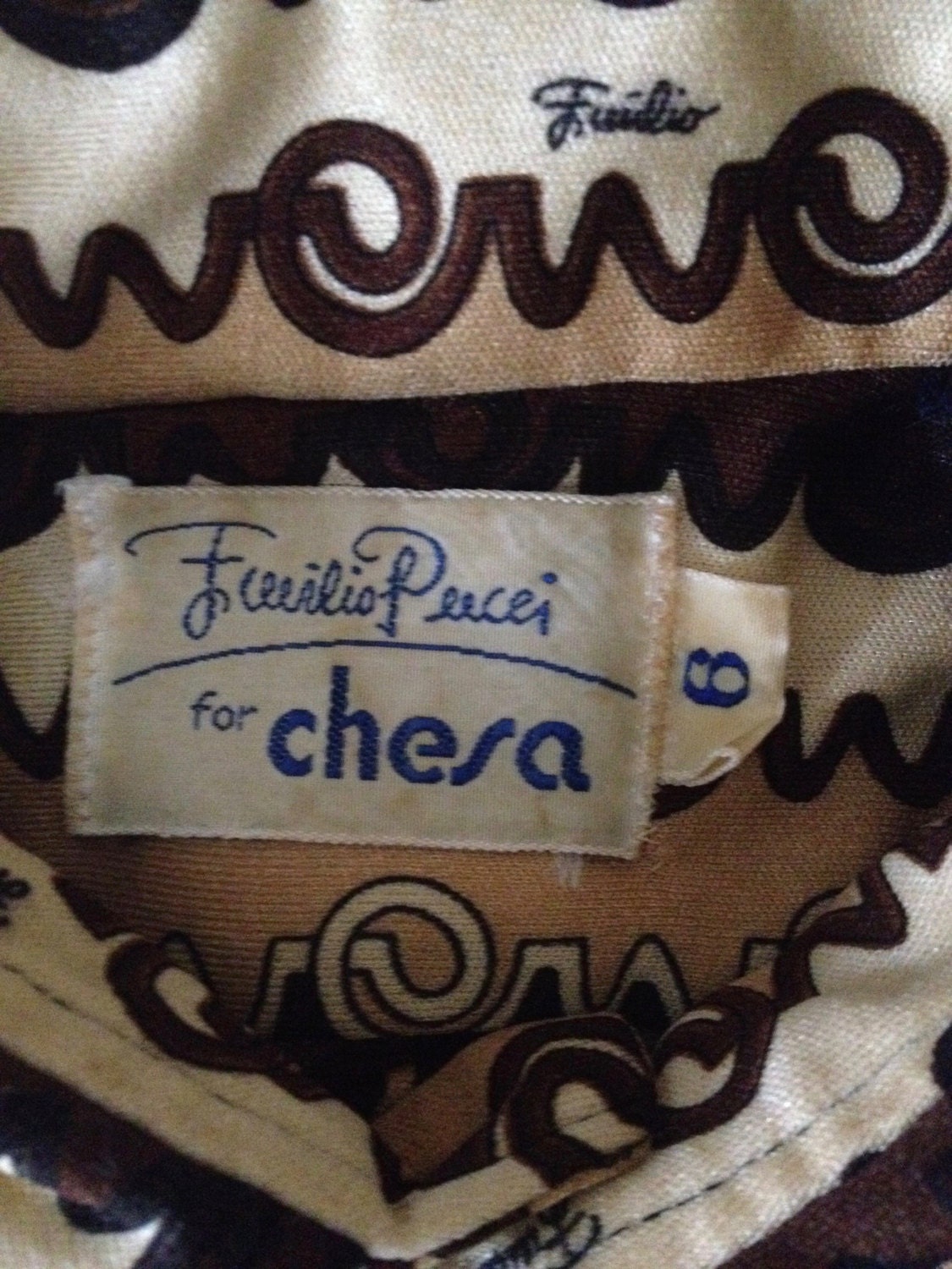Vintage 70s Emilio Pucci for Chesa Disco Shirt/small/blouse/70s/vintage ...
