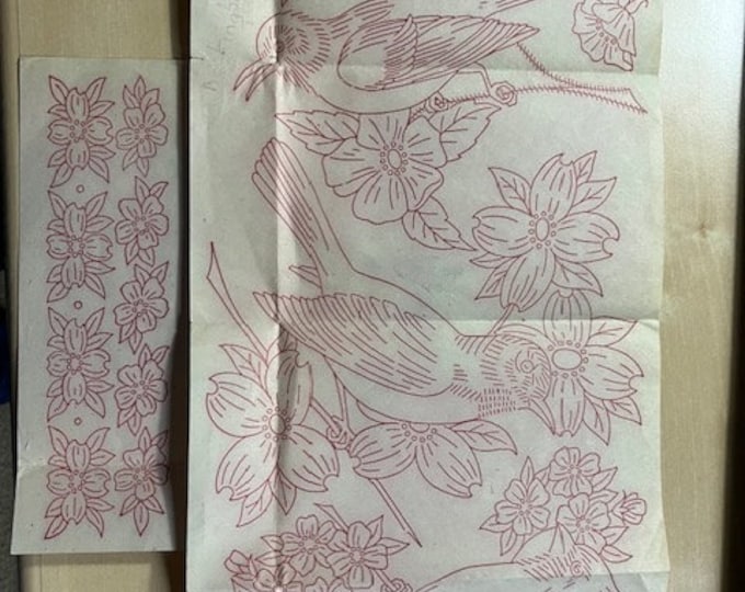 Embroidery Iron on / Transfer Patterns - Birds - Etsy
