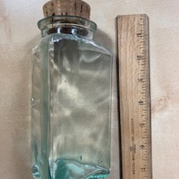 3 Sided Glass Bottle - Etsy