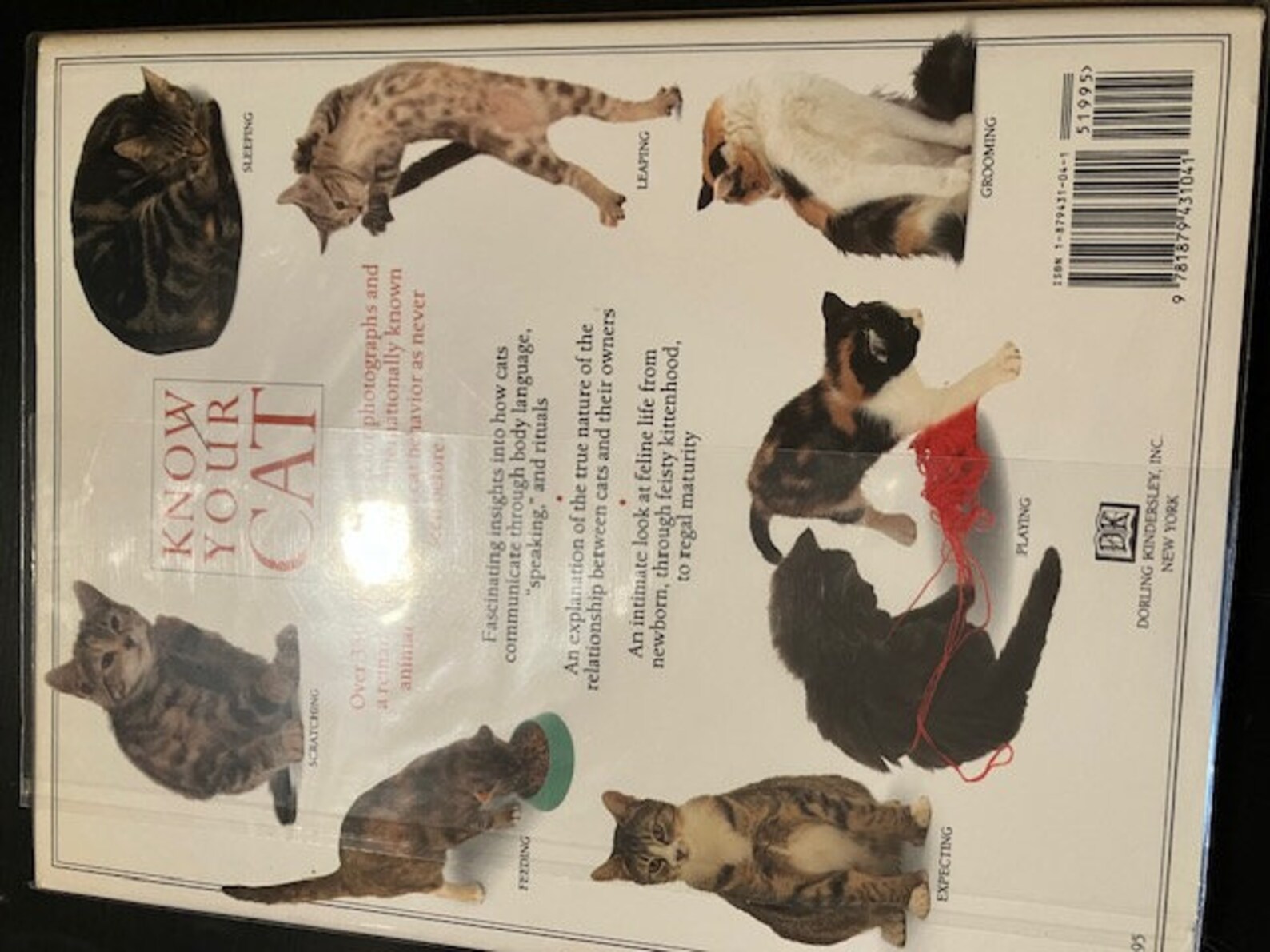 Book - Know Your Cat, an Owner's Guide to Cat Behavior, Bruce Fogle ...