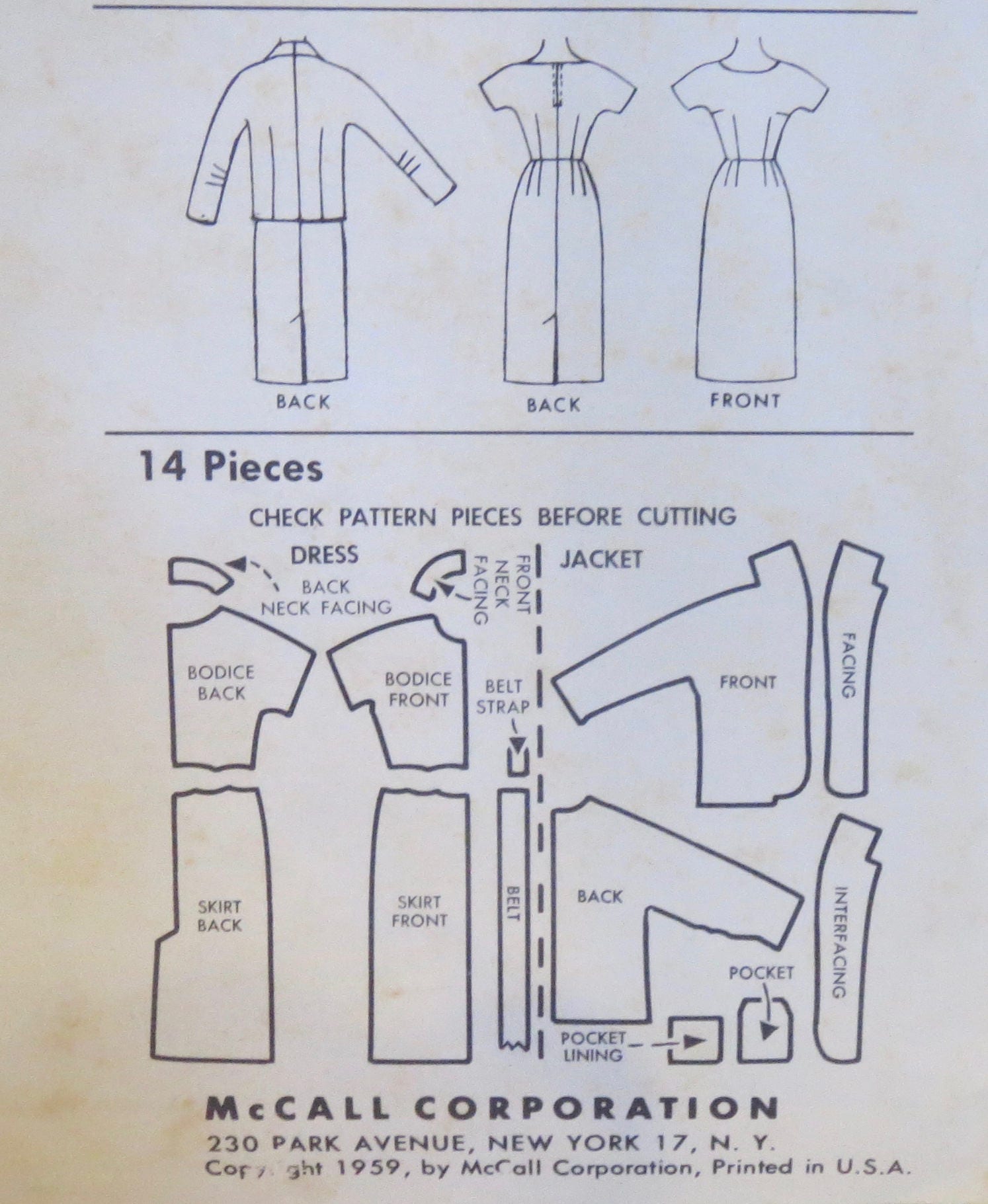 Mad Men, Costume, Ladies Career, Dress With Two Jacket Options, Mccalls ...