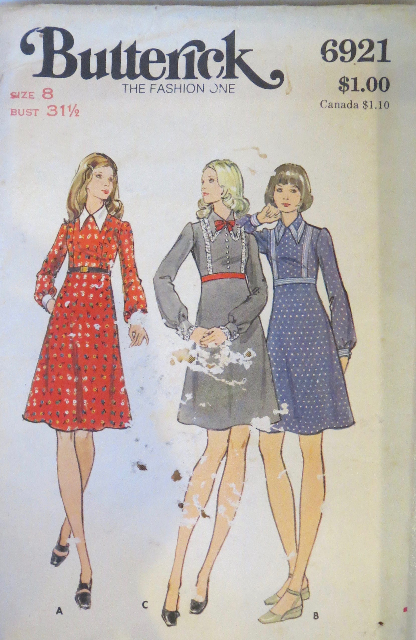 Teen Girls Juniors Dress Sewing Pattern Vintage 1978 - Etsy