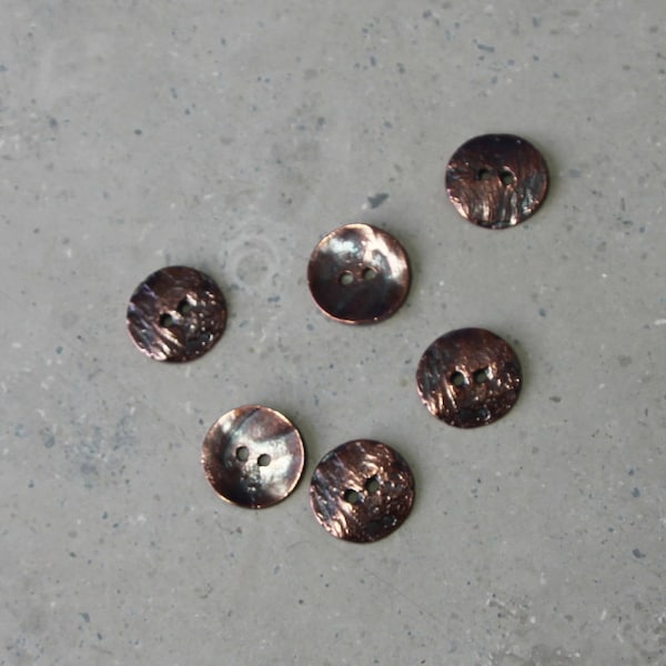 Copper Buttons - Etsy
