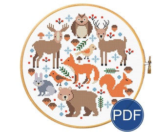 Animals Cross Stitch | Etsy