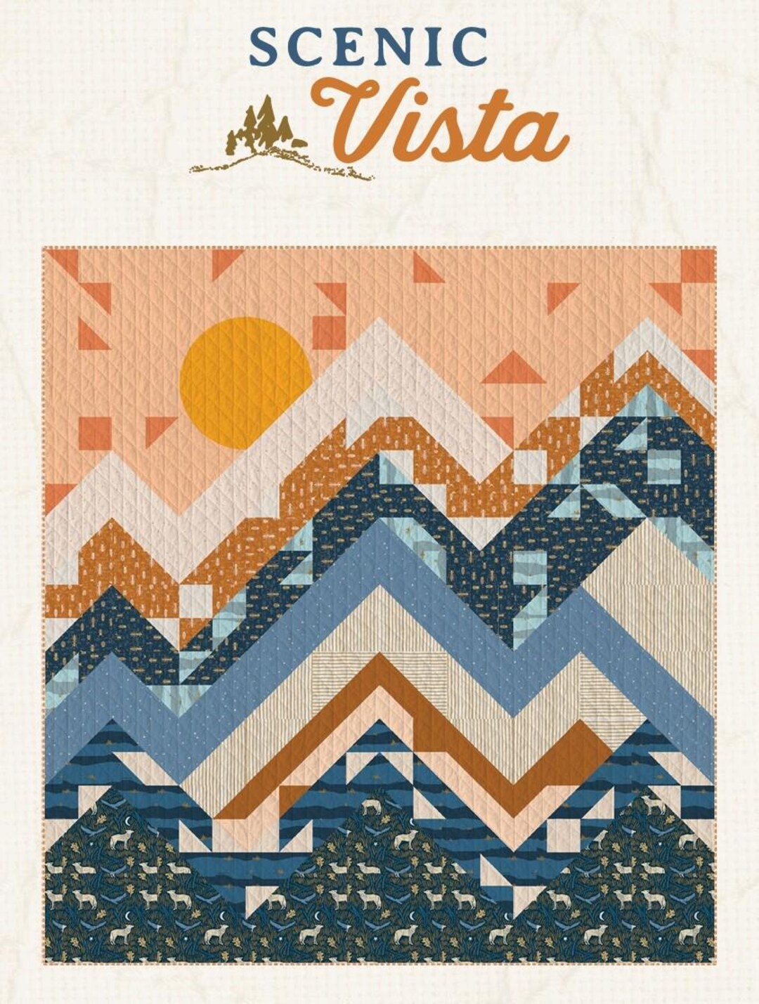 Scenic Vista Quilt Kit Featuring Coyote Hill by Art Gallery Fabrics ...