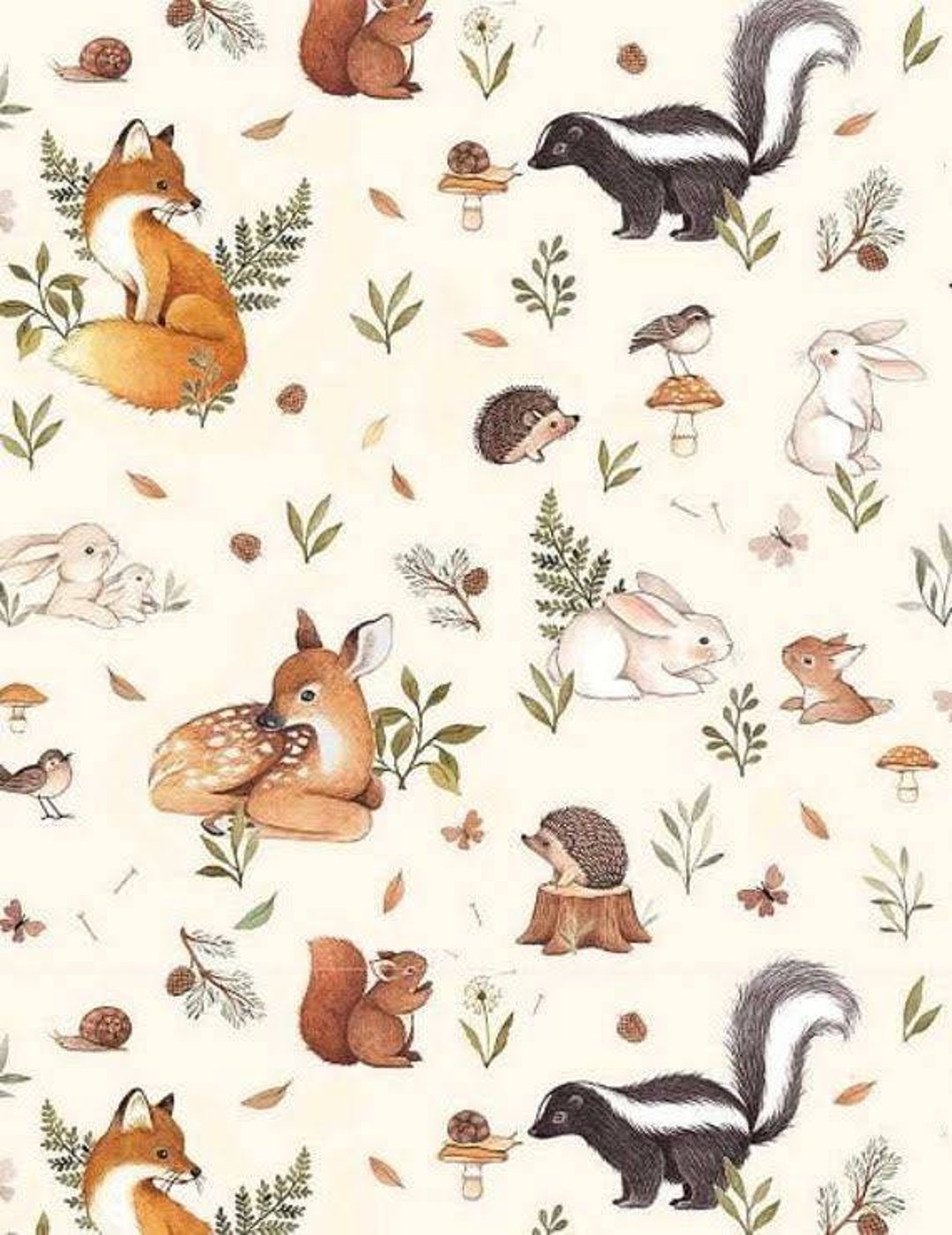 Little Fawn and Friends by Nina Stajner - Dear Stella - Deer, Skunk ...