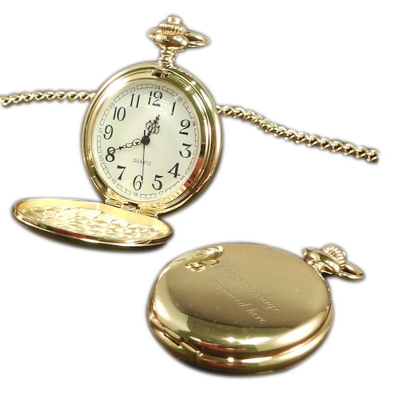 SET OF 6 personalised pocket watches ideal wedding gifts for | Etsy