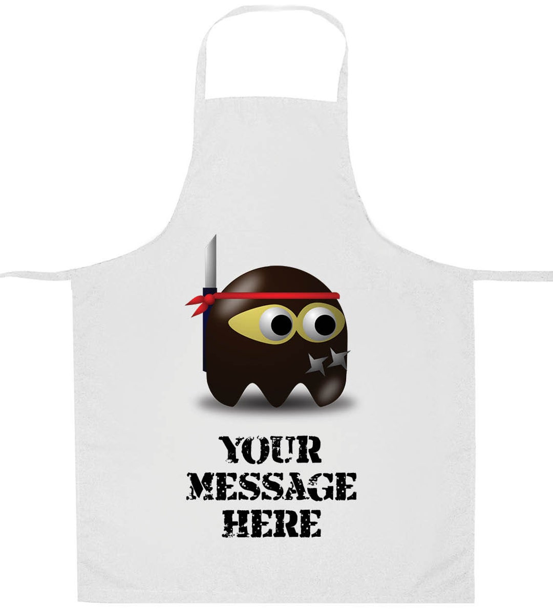 Apron Ninja Martial Arts Mens Personalised With Any Text and - Etsy